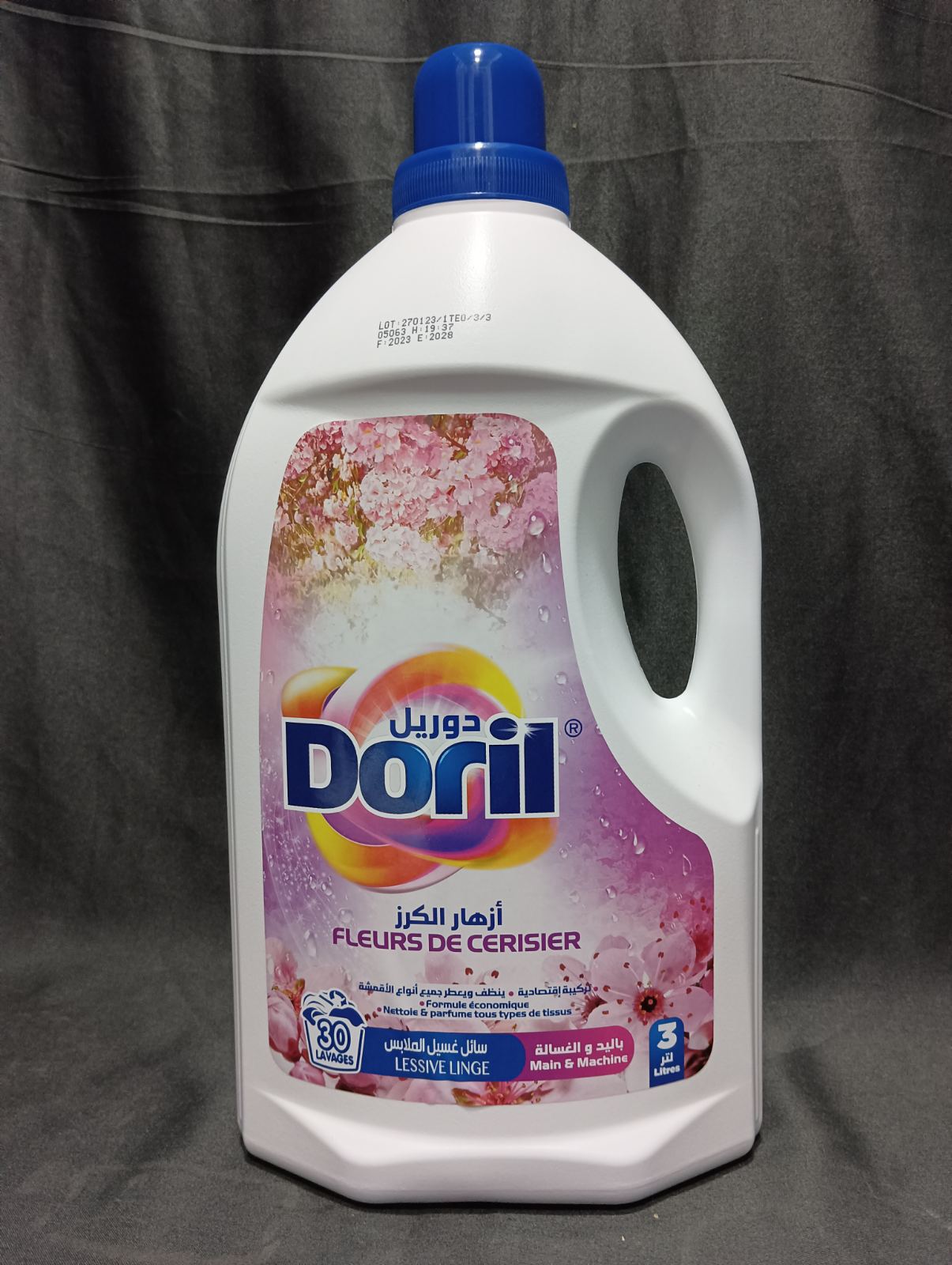 DORIL (DORIL) DETERGENT LIQUIDE 3L X4 FLEURS DE CERISIER – SARL VADEQ